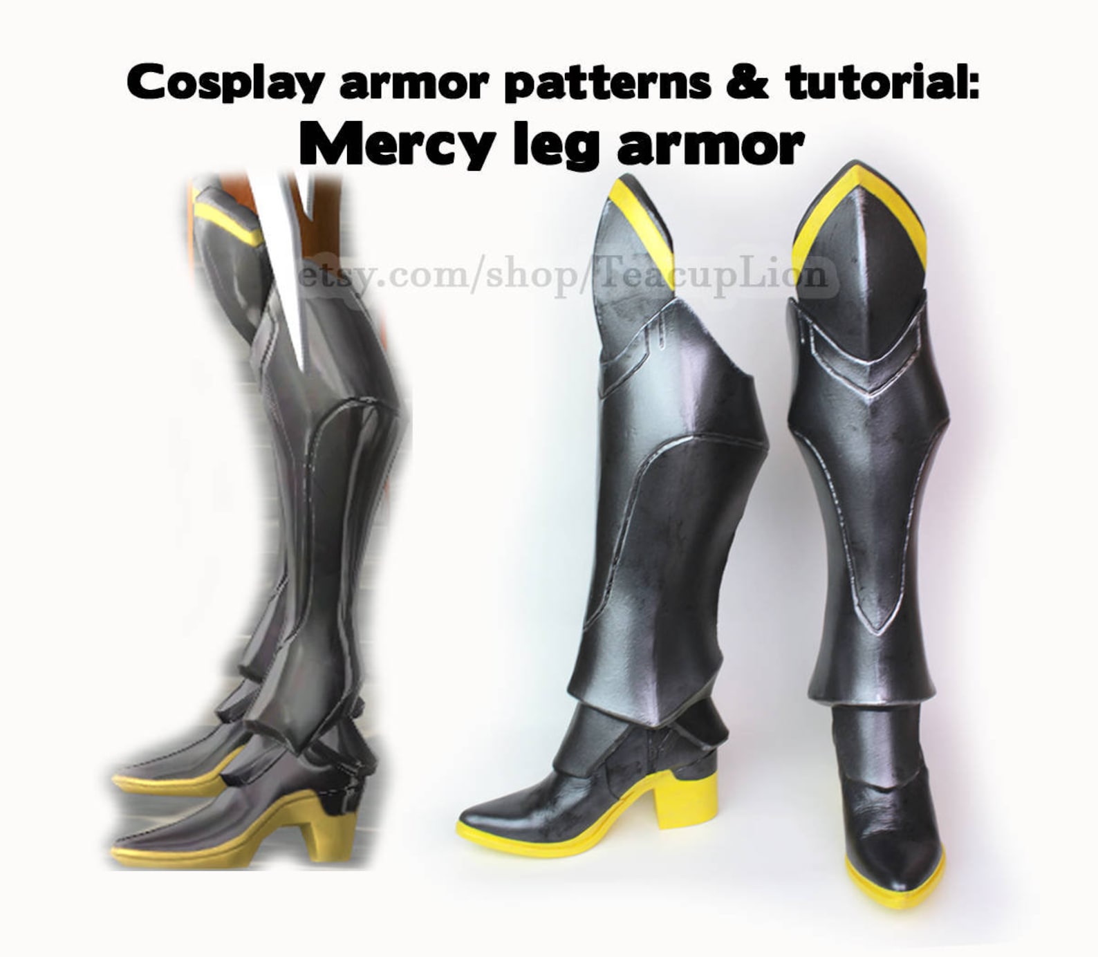 Printable Greaves Cosplay Boot Shoes Armor Pattern and - Etsy