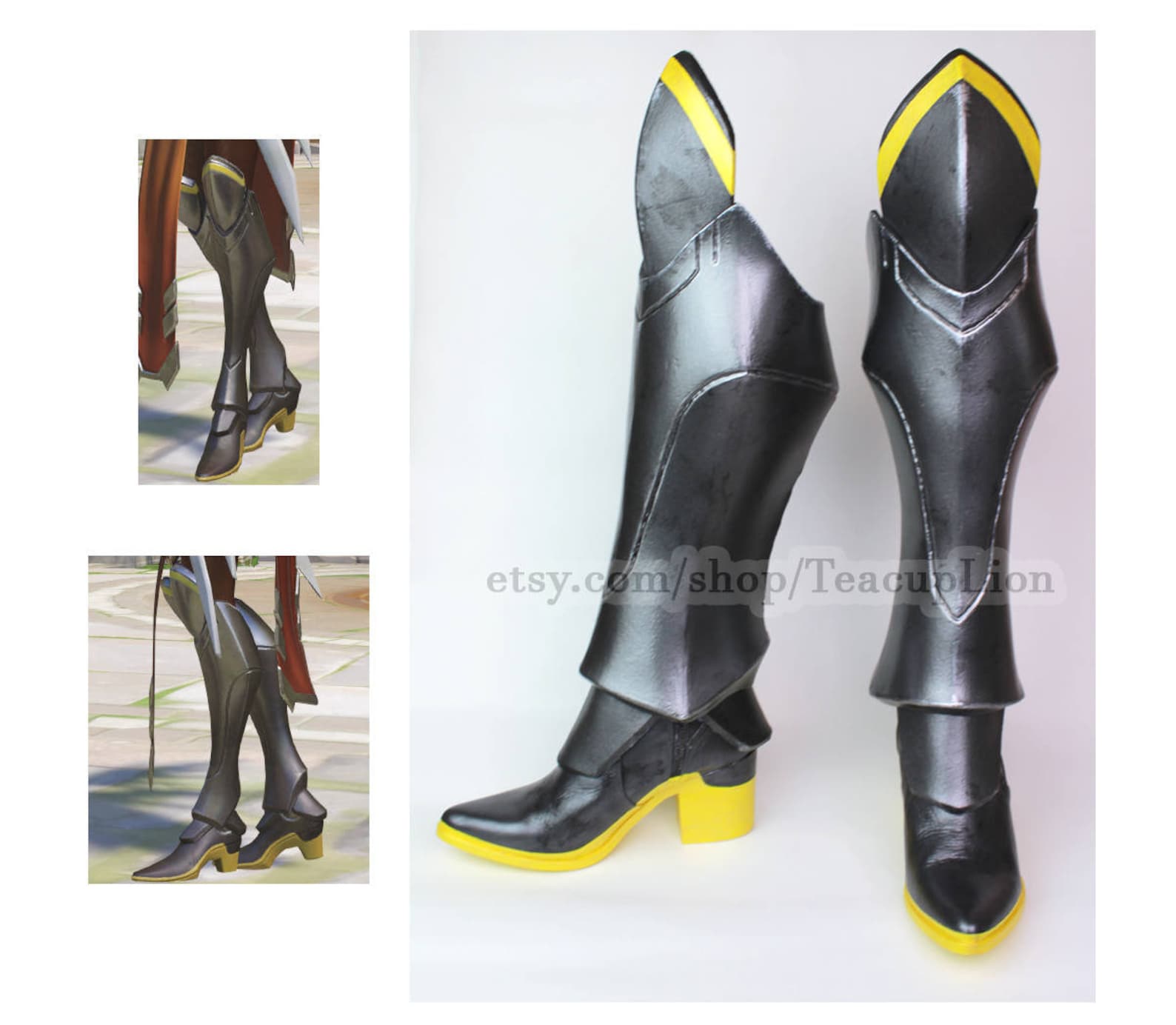 Printable Greaves Cosplay Boot Shoes Armor Pattern and - Etsy