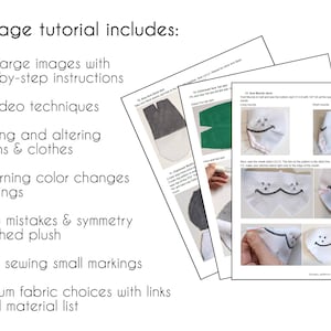 Plush Sewing Pattern PDF Furry Anthro Floppy 20in Plushie - DIY Ebook ...