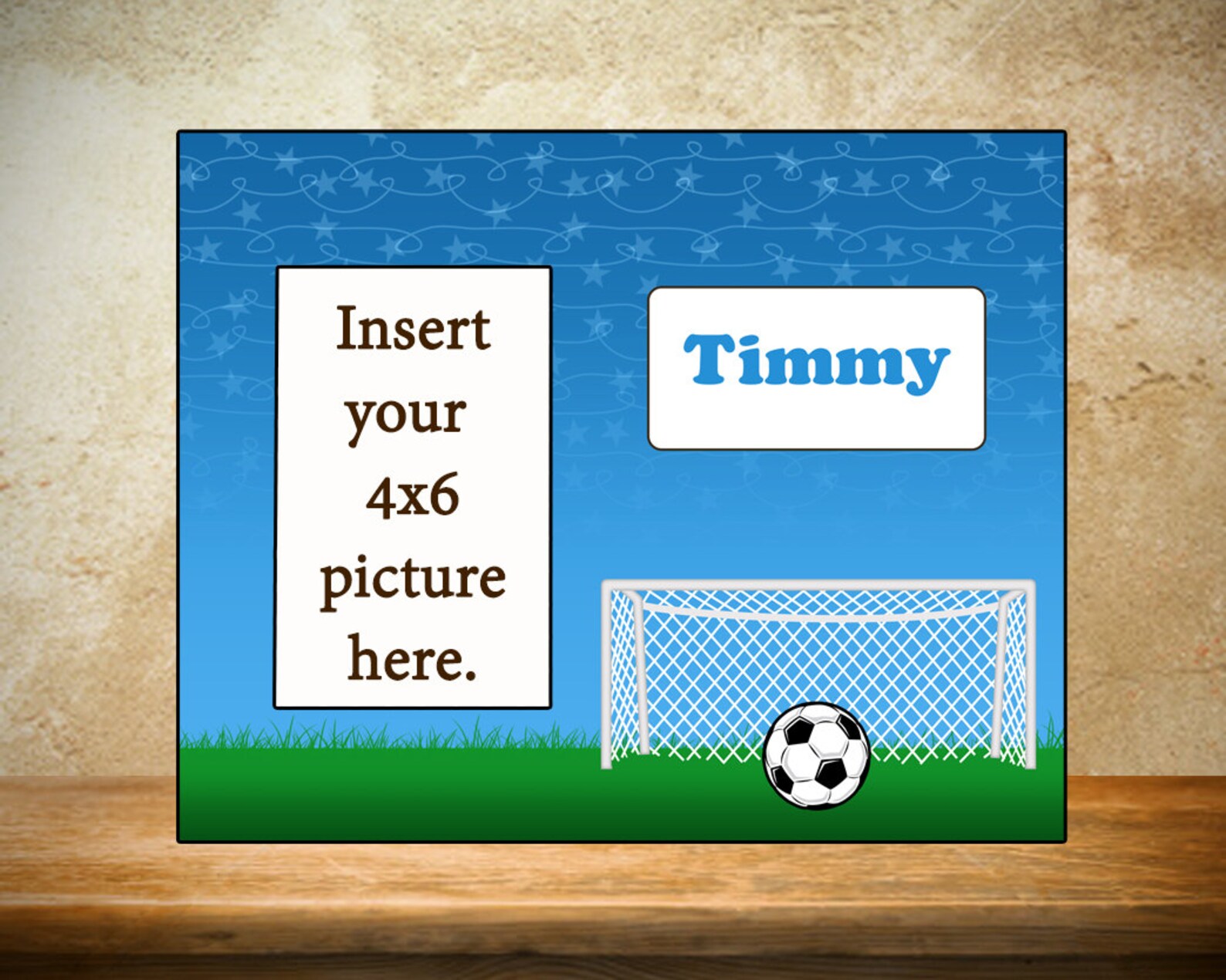 Personalized Children's Soccer Frame - Etsy UK