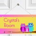 Personalized Child's Door Sign Look Whooos Here Theme/owl Theme - Etsy