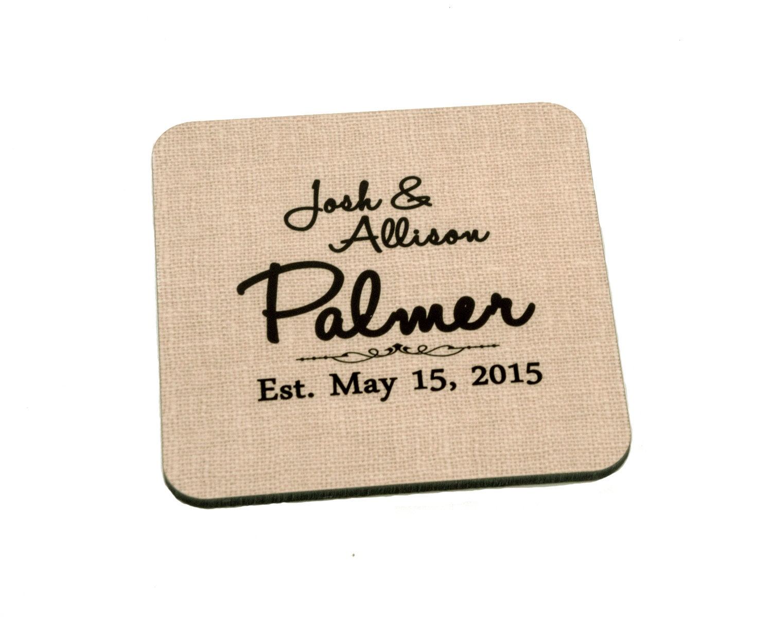 Personalized Monogramed Coasters/Wedding Coasters set of 4 | Etsy