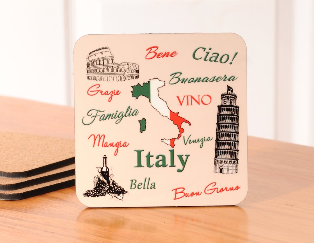Italy Coasters - Set of 4 - Etsy