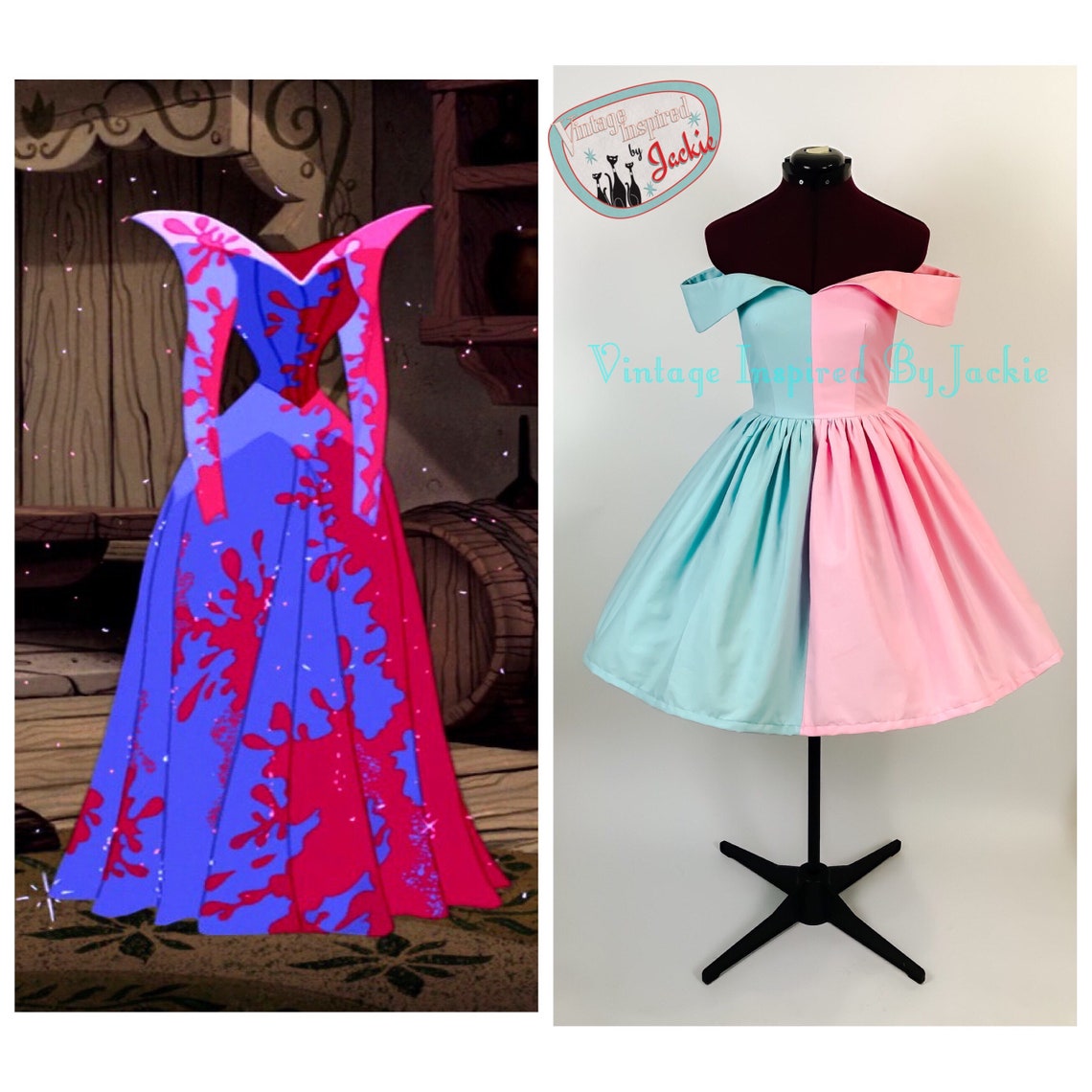 Sleeping Beauty Disney Bound Dress Etsy