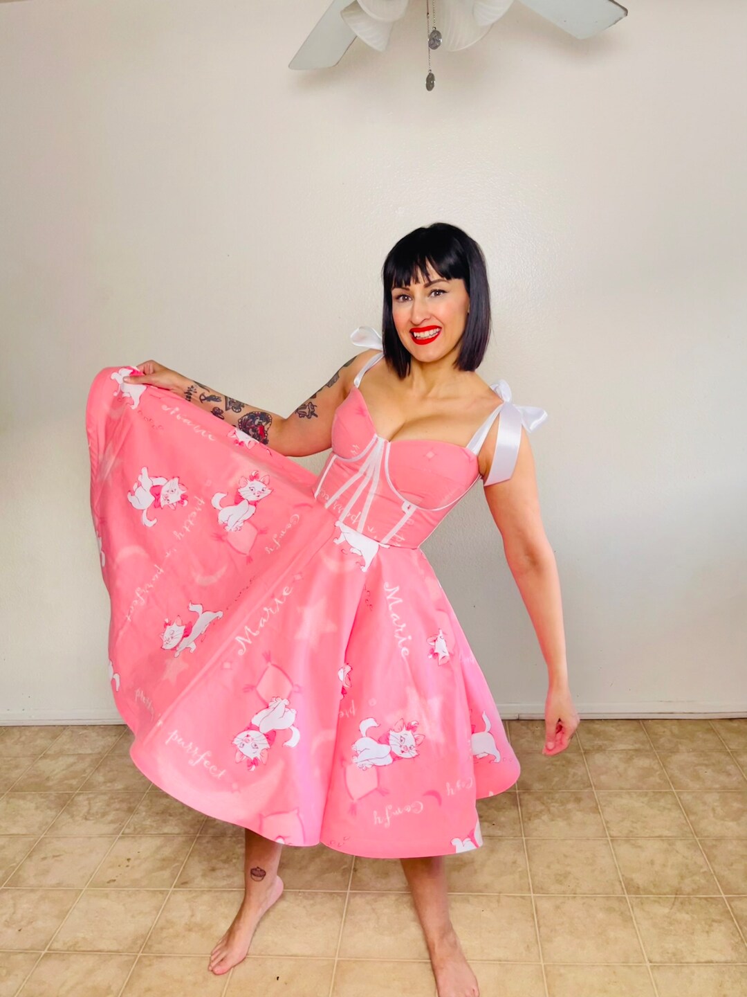 Aristocats Marie Sample Size 2 Bedsheet Dress Read Description ...