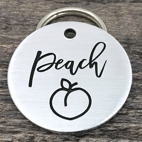 Large Gold Personalized Pet ID Tag Dog Name Tag for Big Dogs - Etsy