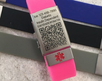 Medical Bracelet Qr Code - Etsy