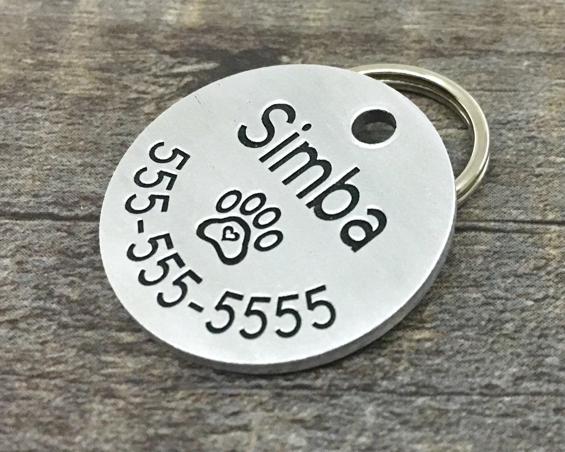 Engraved dog id tags custom pet tag dog tags for dogs pet | Etsy