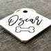 Pet Id Tag Dog Tag Custom Engraved Pet Tag Square Dog Tag - Etsy