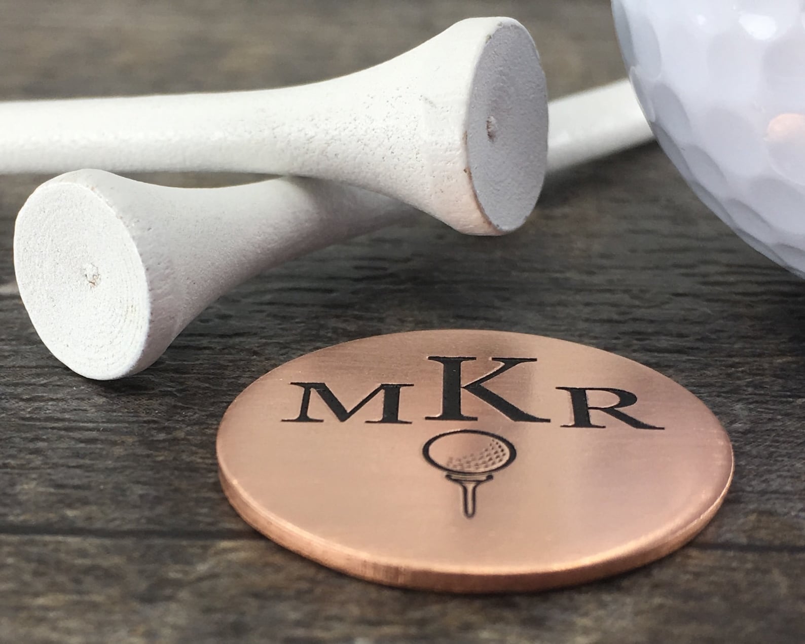 Monogram Ball Marker Golf Ball Marker Golf Lover Gift - Etsy