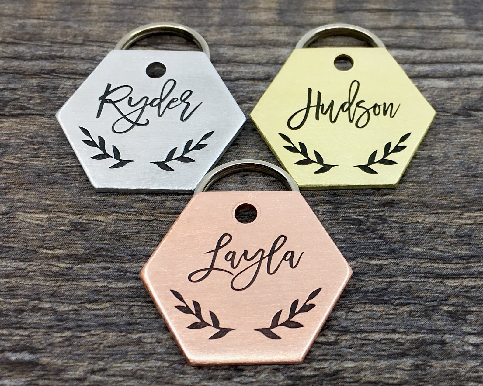 Pet Tags Dog Tag Custom Engraved Pet Tag Dog Collar Name | Etsy