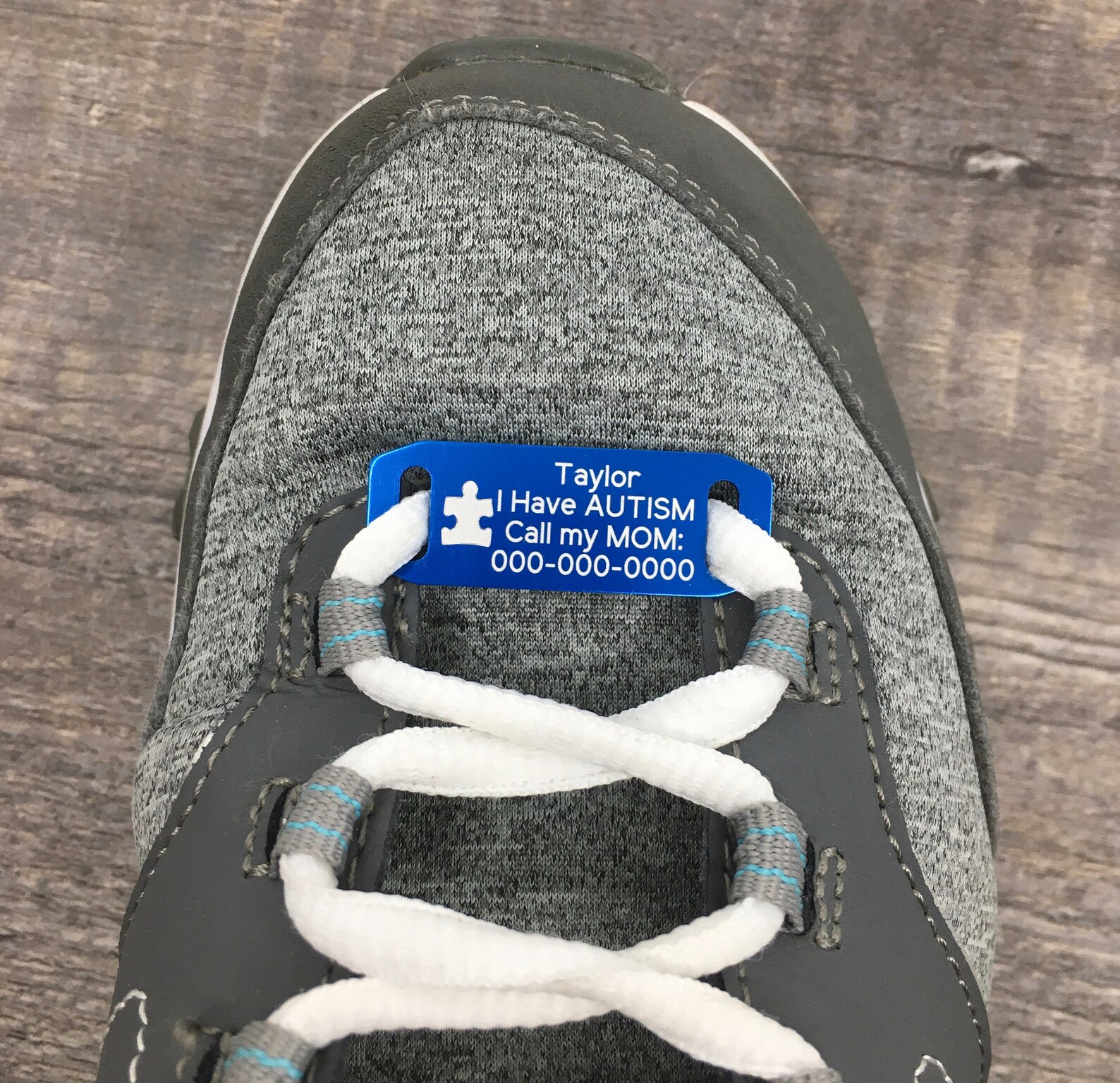 Autistic Medical Tag, Shoe Tags, in Case of Emergency, Special Needs Id ...