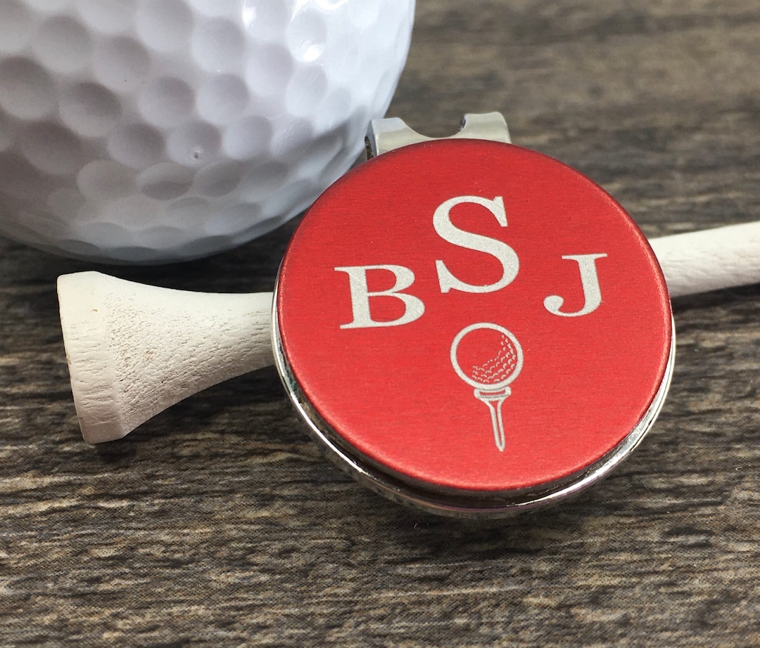 Golf Ball Marker, Monogram Ball Marker, Personalized Ball Marker, Golf ...