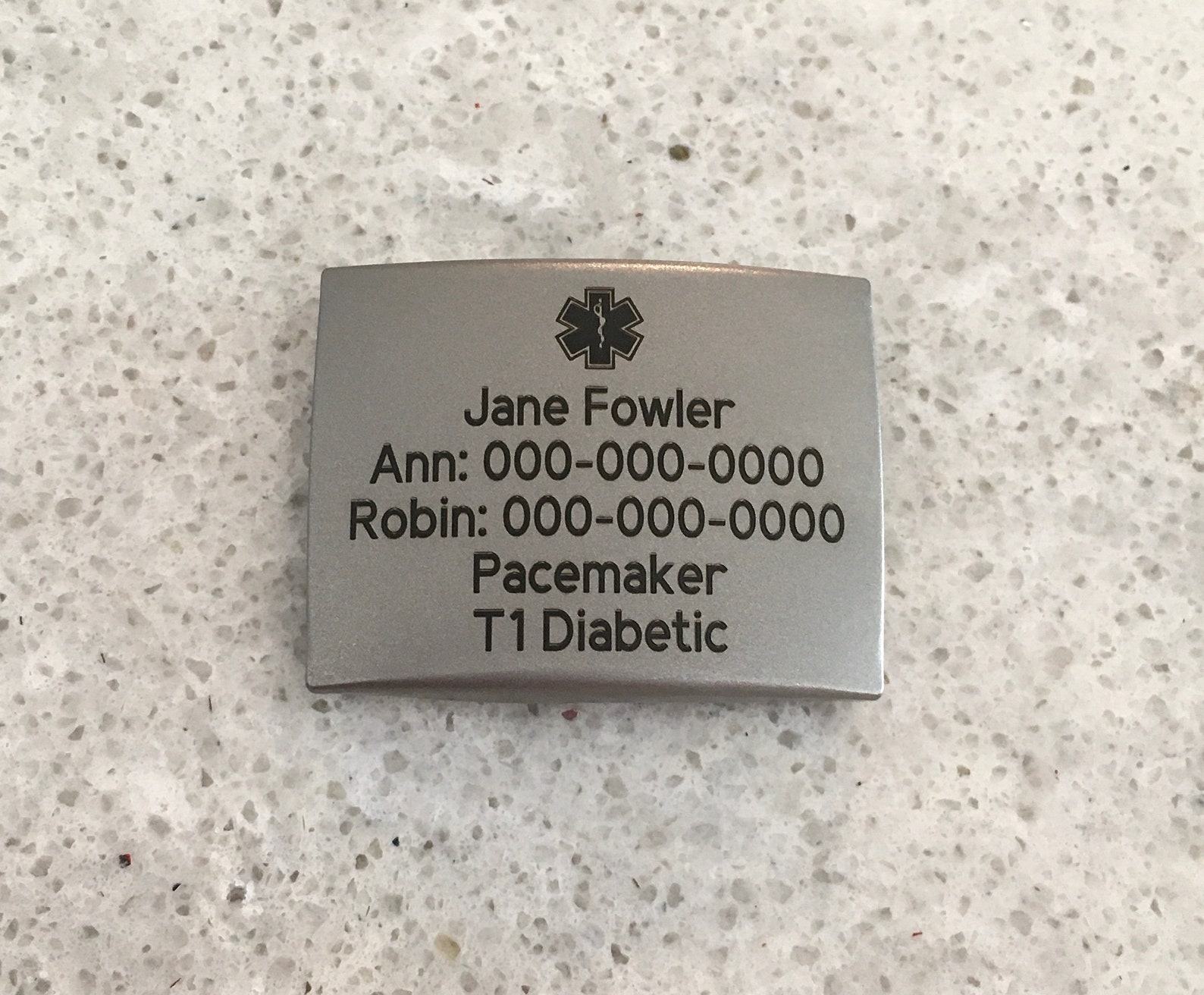 Medical Alert Watch Band Medical Id Tag Medical Alert - Etsy