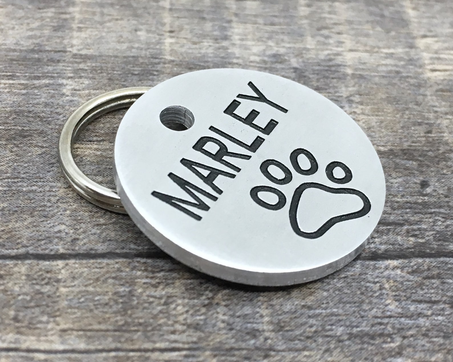Engraved Id Tag, Paw Tags, Custom Dog Tags, Microchipped Tag ...