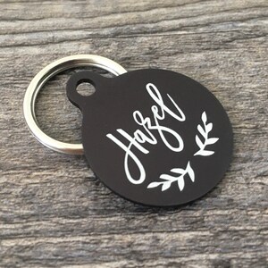 Pet Id Tags, Dog Tags for Dogs, Custom Engraved Pet Tag, Dog Collar ...