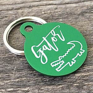 Engraved Pet Tags, Pet Id Tags, Dog Tags for Dogs, Gator Pet Tag, Dog ...