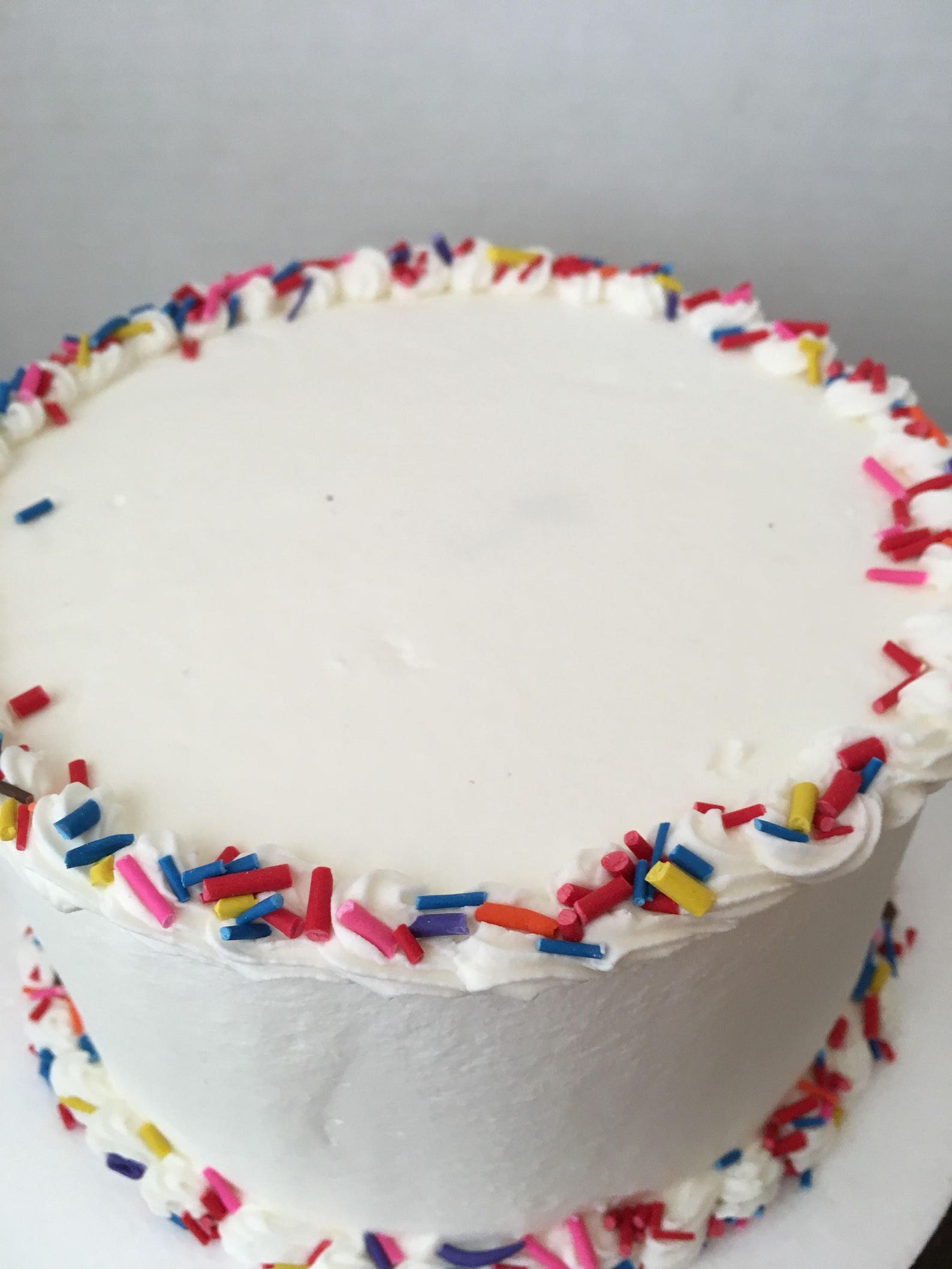 Sprinkle Fake Cakes. White Cake Fake. - Etsy