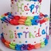 Rainbow Fake Cakes. Faux Birthday Cakes. Rainbow Party. Preschool Prom ...