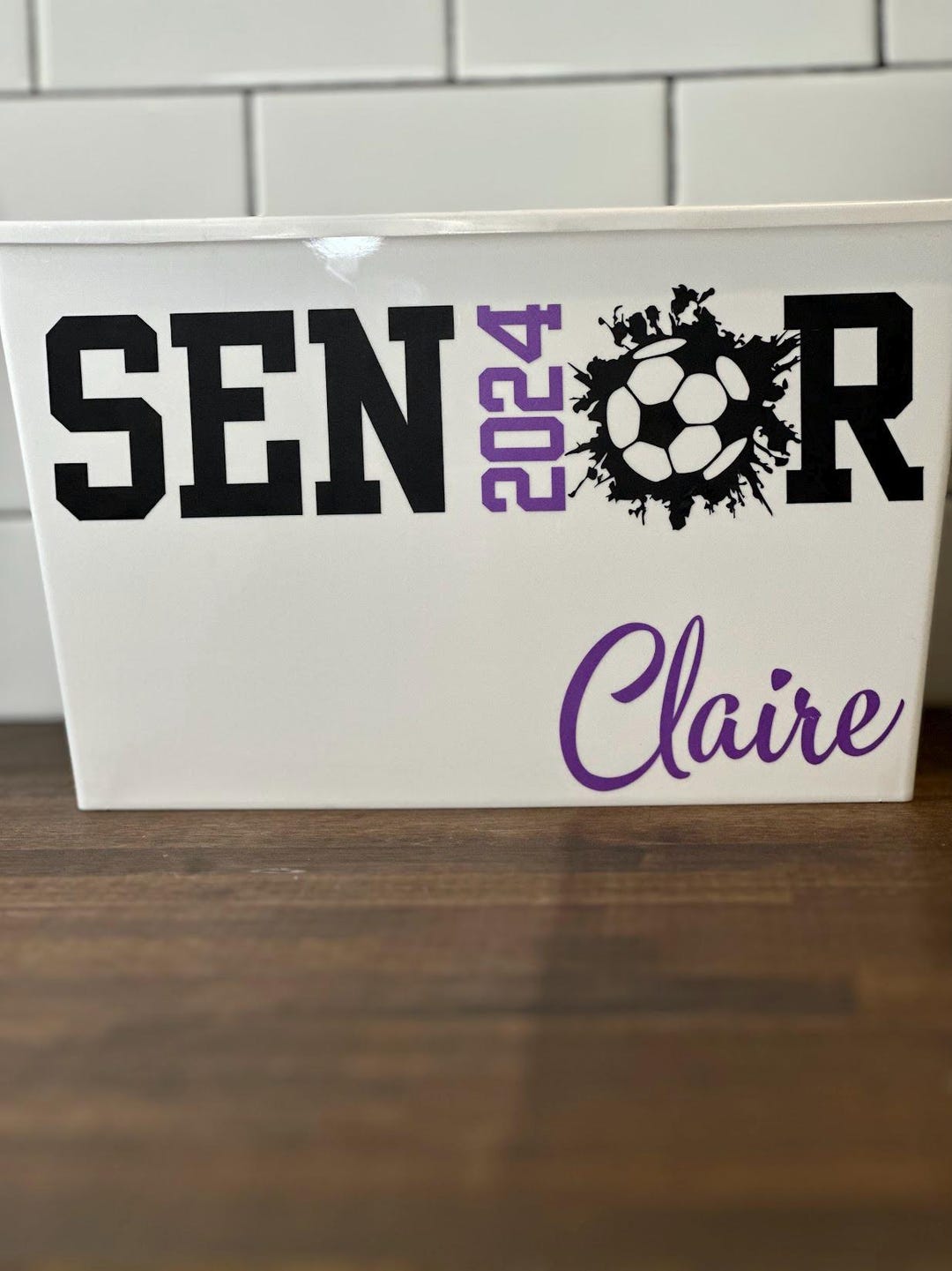 Personalized Graduation Sport Senior Basket, Custom Sport Graduation ...