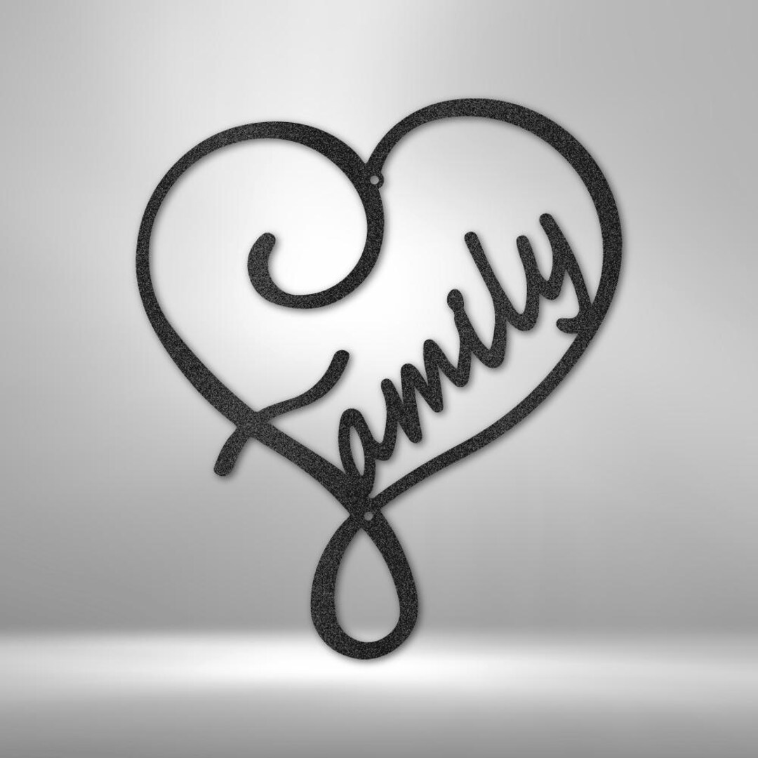 Family Love - Steel Sign - Etsy