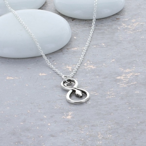 Infinity Snake Necklace - Etsy