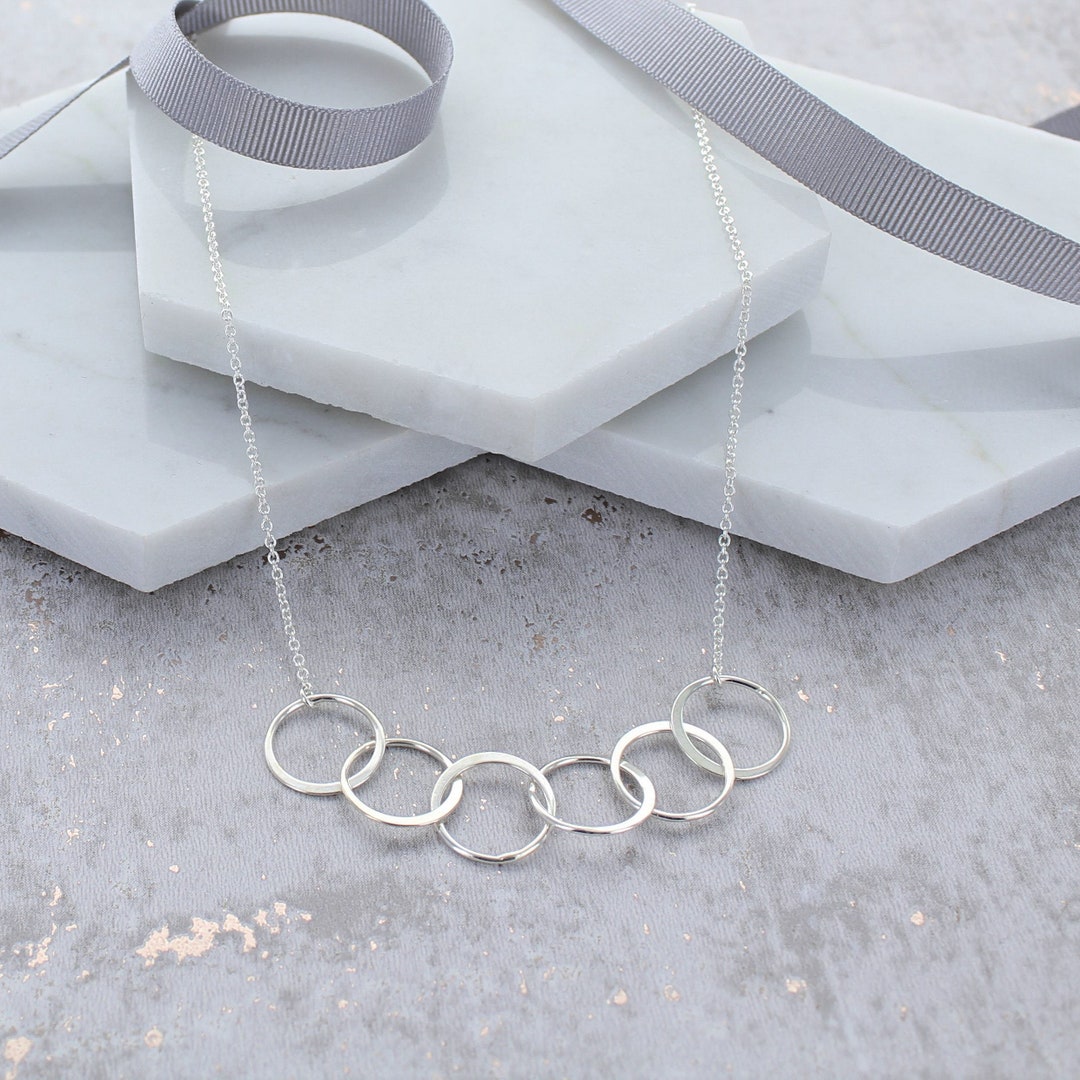 60th Birthday Infinity Link Necklace - Etsy