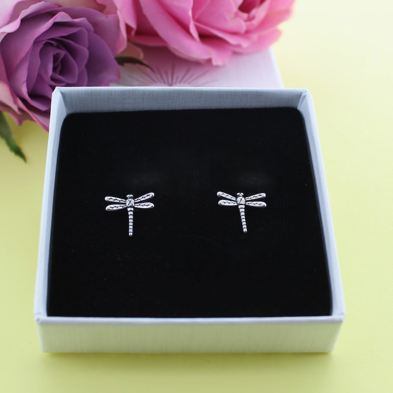 Dragonfly Studs - Etsy