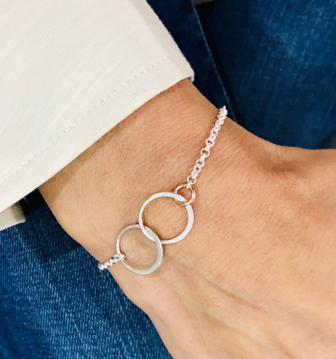 21st Birthday Personalised Infinity Link Bracelet - Etsy