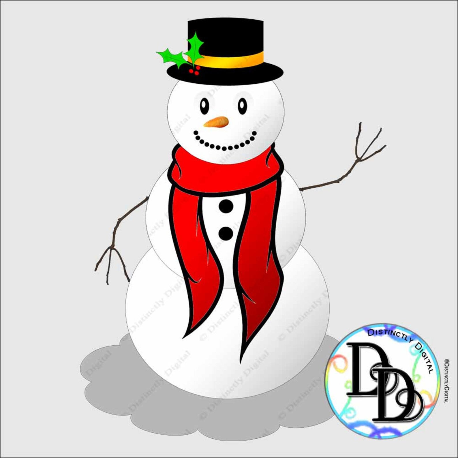 Snowman Clip Art Winter Party Decorations Christmas Scrapbooks Holiday ...