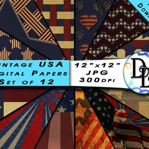 Patriotic Scrapbook - Etsy