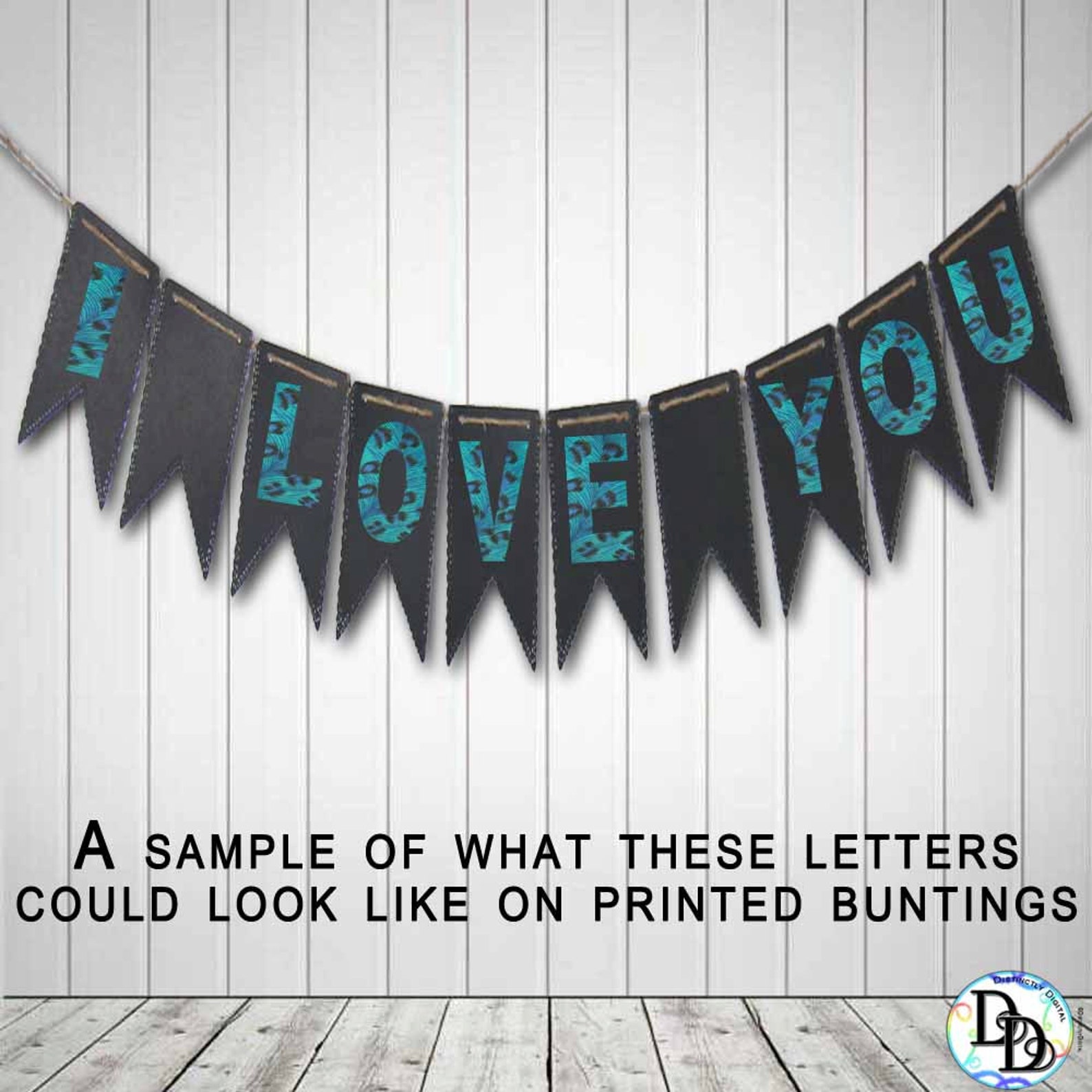 Peacock Feather Alphabet Printable Letters Digital Scrapbook Bird ...