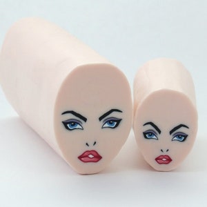 Polymer Clay Face Cane PDF Tutorial - Etsy