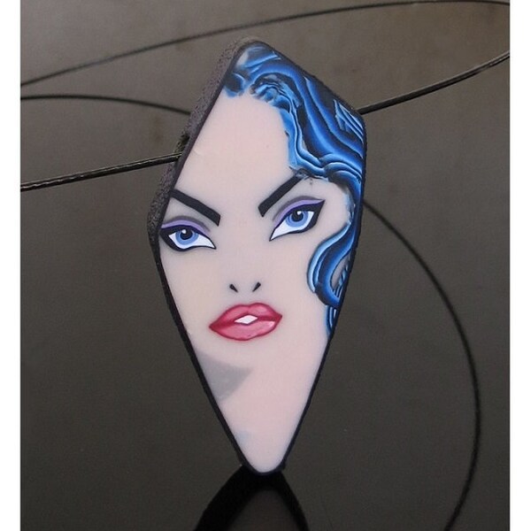 Clay Pop Art Necklace - Etsy