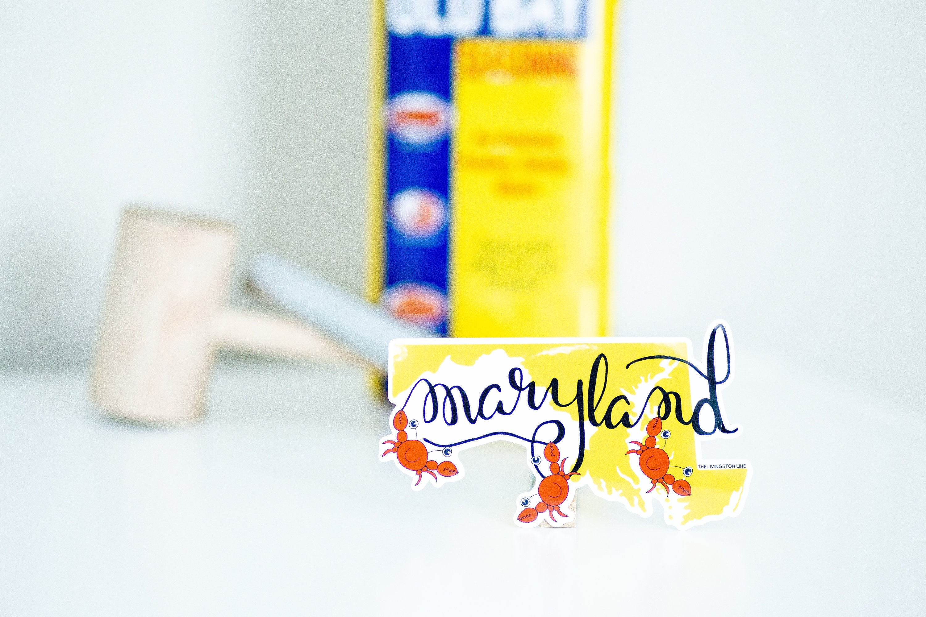 Cute Crab Maryland State Flag Stickers - Etsy
