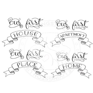 Our First House Apartment Home or Place Printable (Instant Download) - Etsy