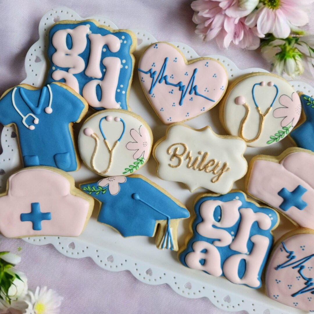 Nurse Graduation Cookies, Nurse Cookies, Nurse Thank You Cookies ...