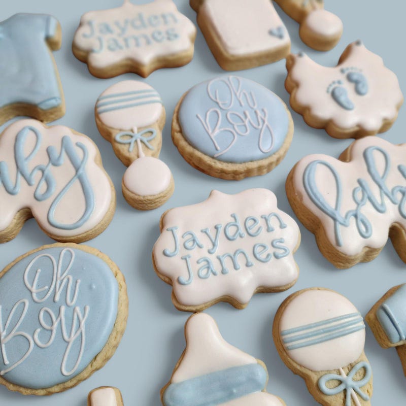 Boy Baby Shower Cookies - Etsy