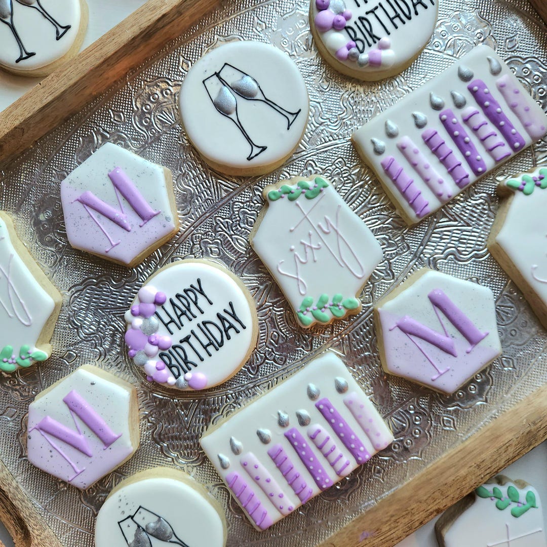Personalized Birthday Cookies - Etsy