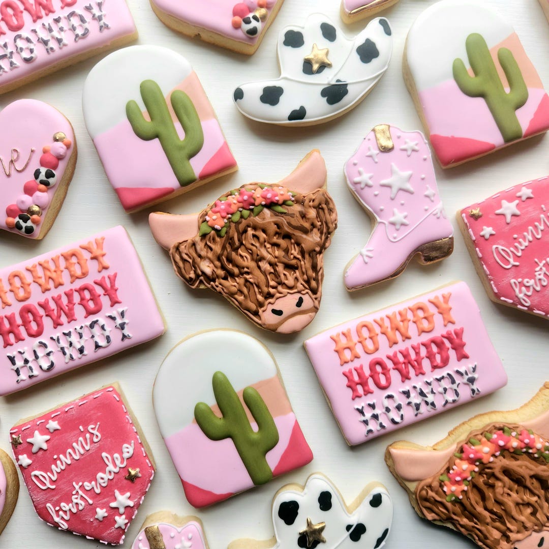 1st Rodeo Birthday Sugar Cookies - Etsy