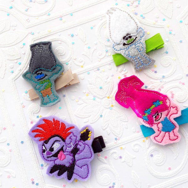 Troll Hair Clip - Etsy
