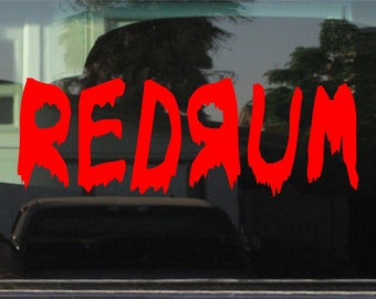 Redrum Sticker | Etsy