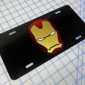 Iron Man License Plate - Etsy