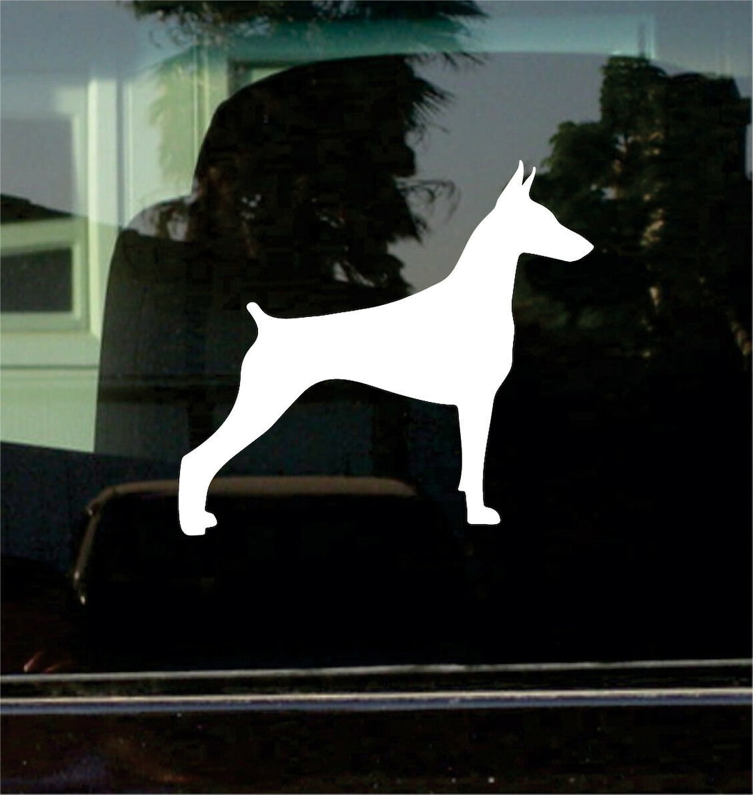 Doberman Custom Vinyl Sticker Decal Dog Lover Decor Gift - Etsy