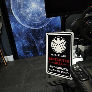 SHIELD Agents Only 12"x18" Aluminum Sign - Etsy