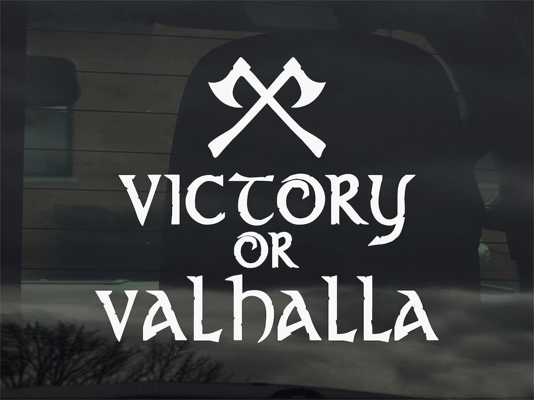 Viking Victory or Valhalla Vinyl Decal Sticker for Car Window Laptop ...