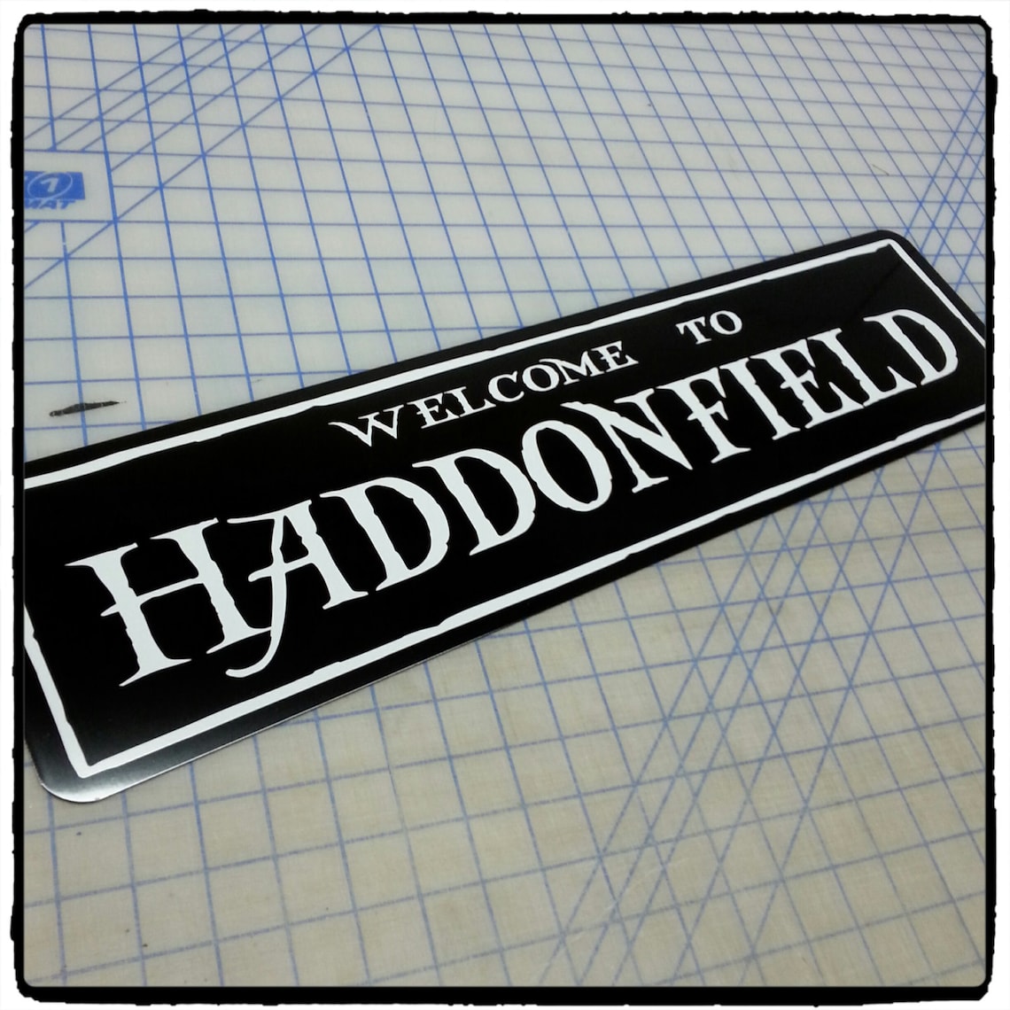 Welcome to Haddonfield 6 X 24 Aluminum Sign - Etsy