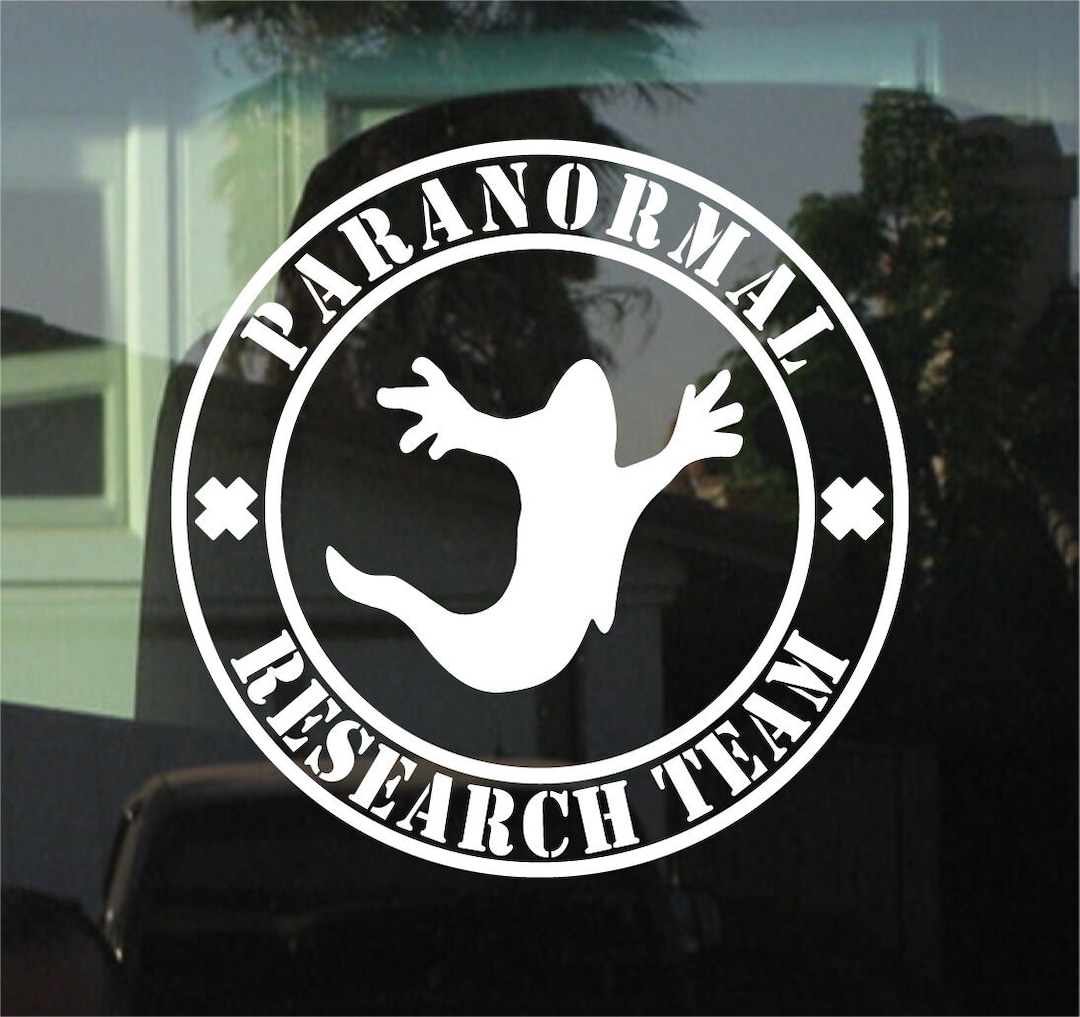 Paranormal Research Team 8 Inch Custom Vinyl Sticker / Decal - Etsy