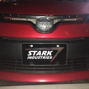 Stark Industries Custom License Plate Vanity Novelty Car Tag - Etsy