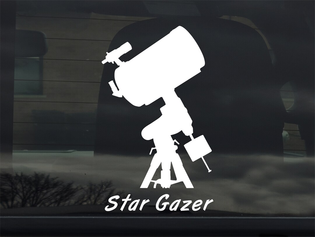 Schmidt Cassegrain Telescope - Star Gazer - Custom Vinyl Sticker ...